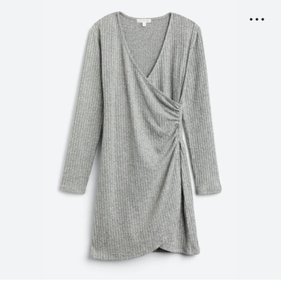 nine britton | Dresses | Nine Britton Gray Knit Sweater Dress Nwt ...